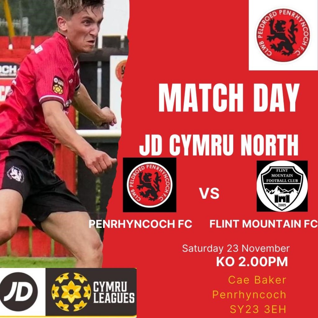 Penrhyncoch FC v Flint Mountain FC – Penrhyncoch FC