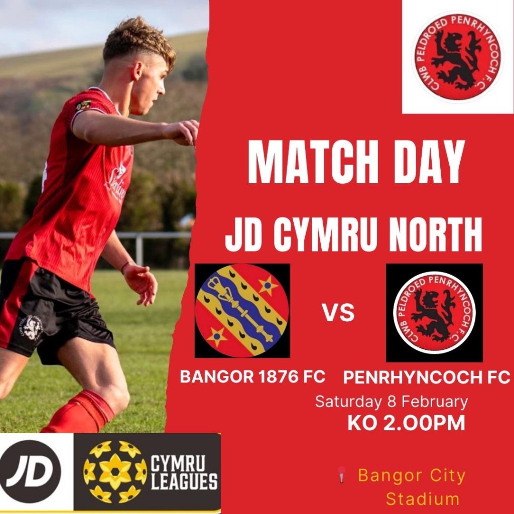 Bangor 1876 vs Penrhyncoch FC – Penrhyncoch FC