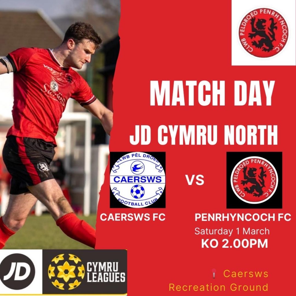 Caersws vs Penrhyncoch FC – Penrhyncoch FC