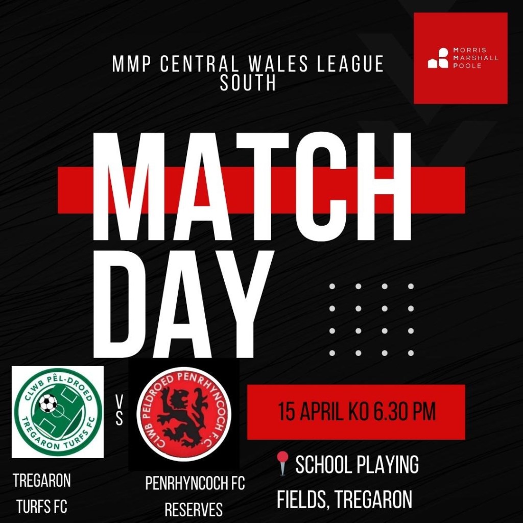 Tregaron Turfs v Penrhyncoch Reserves – Penrhyncoch FC