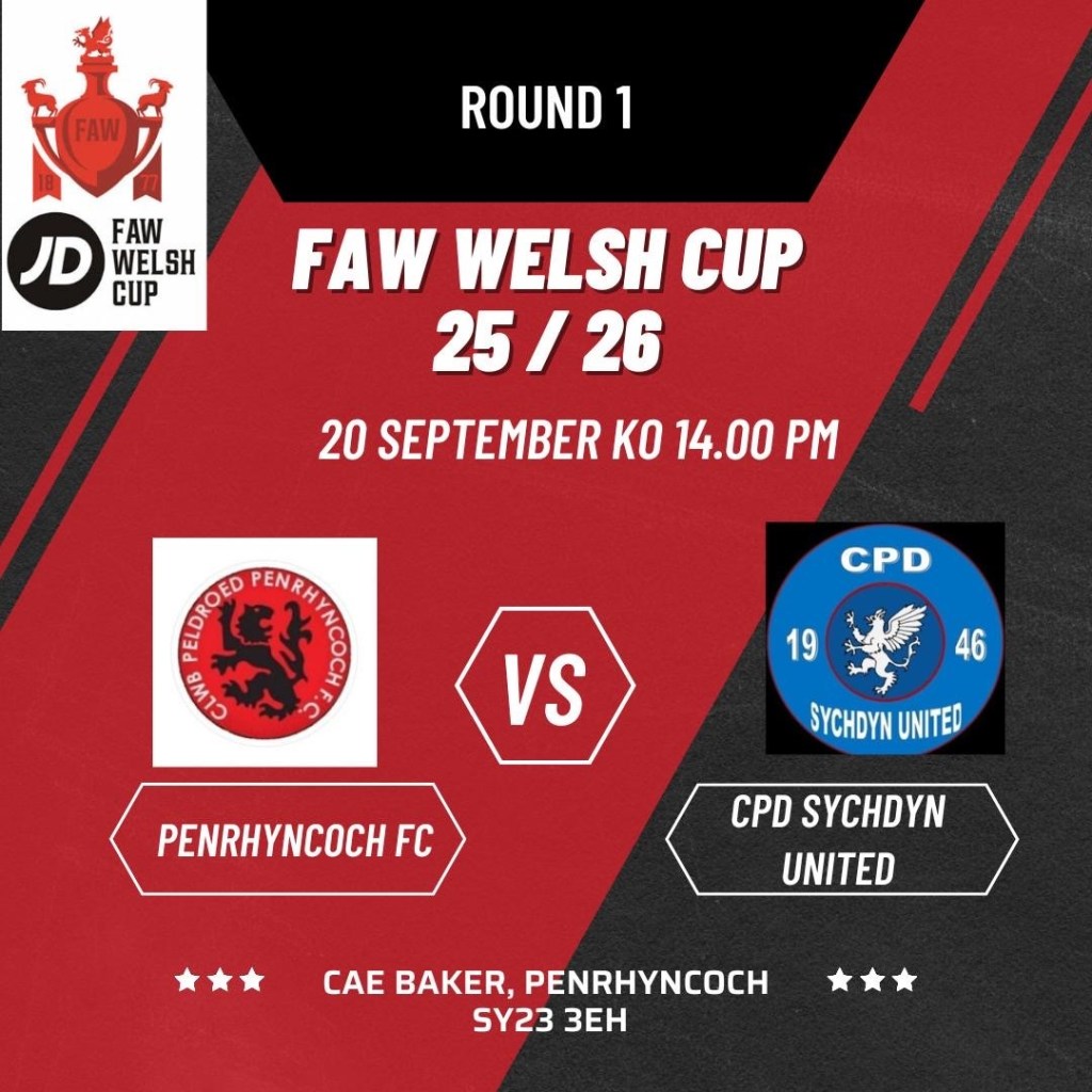 Penrhyncoch FC vs CPD Sychdyn United – Penrhyncoch FC