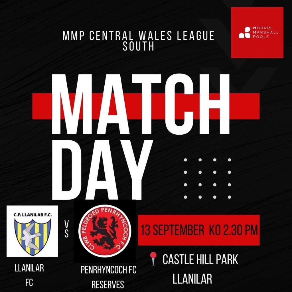 Llanilar v Penrhyncoch Res – Penrhyncoch FC